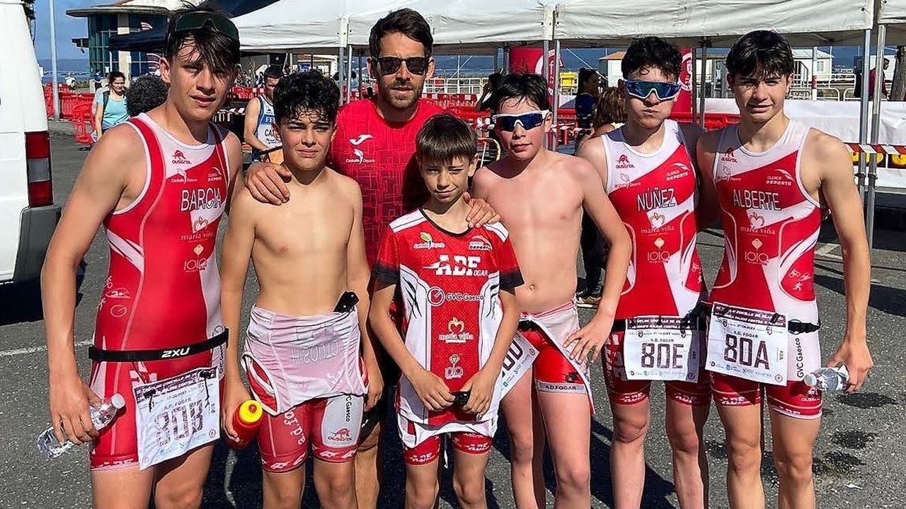 Victoria para la AD Fogar en el gallego de triatlón escolar