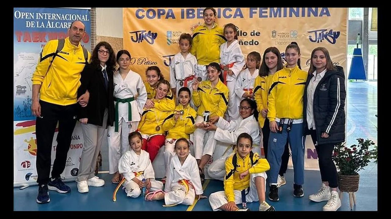El Neka conquistó nueve medallas en la Copa Ibérica Femenina