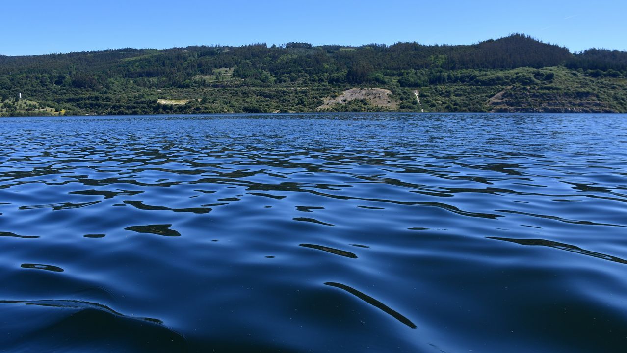 El lago azul de Cerceda