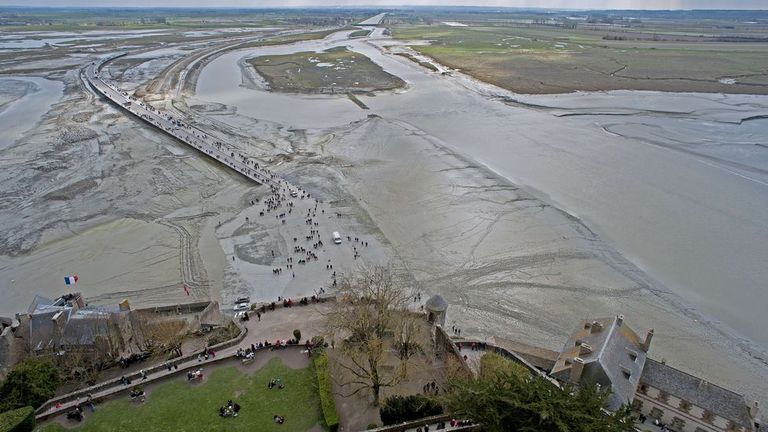 Saint-Michel vuelve a ser una isla