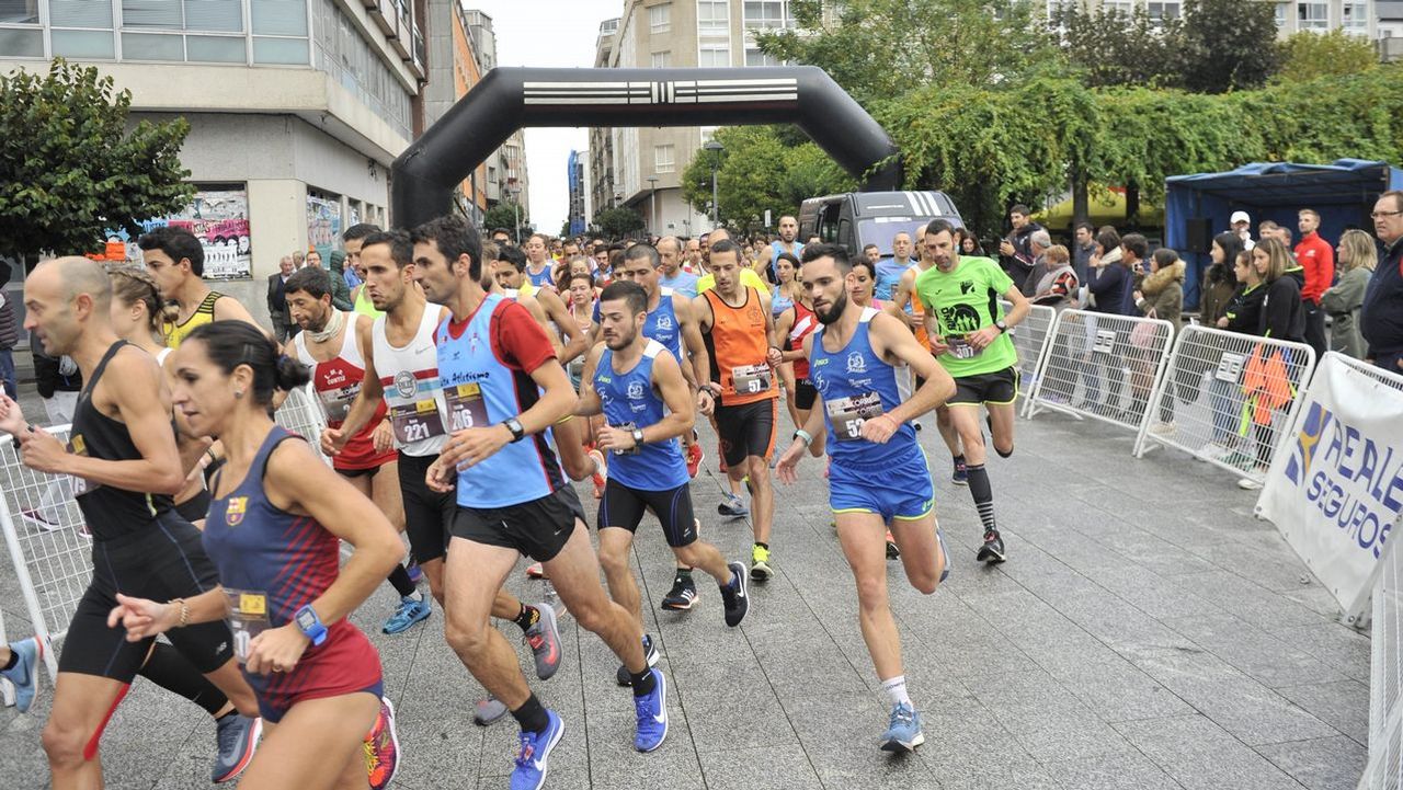 Luis Iglesias e Isabel Sáez ganaron el circuito Corre A Estrada Corre
