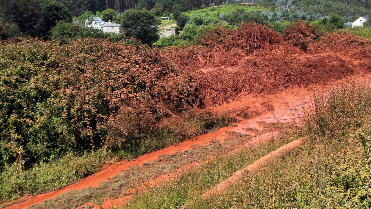 Un tractor, con un impacto fortuito, fue el que rompió la tubería de ...