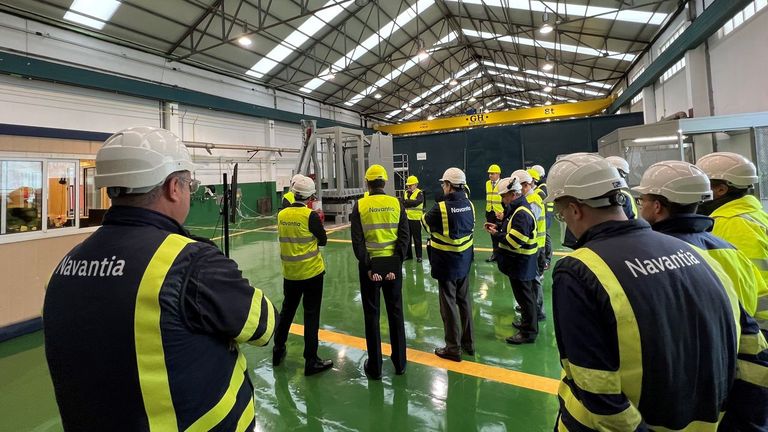 Navantia probará la resistencia de las F-110 con una máquina única en ...