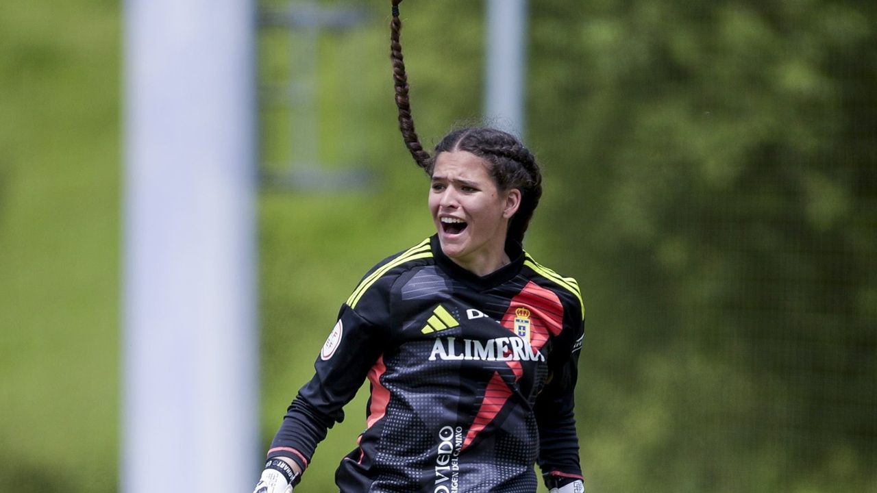 Saray, protagonista en el ascenso del Oviedo: «Solo llevo dos años y ya ...