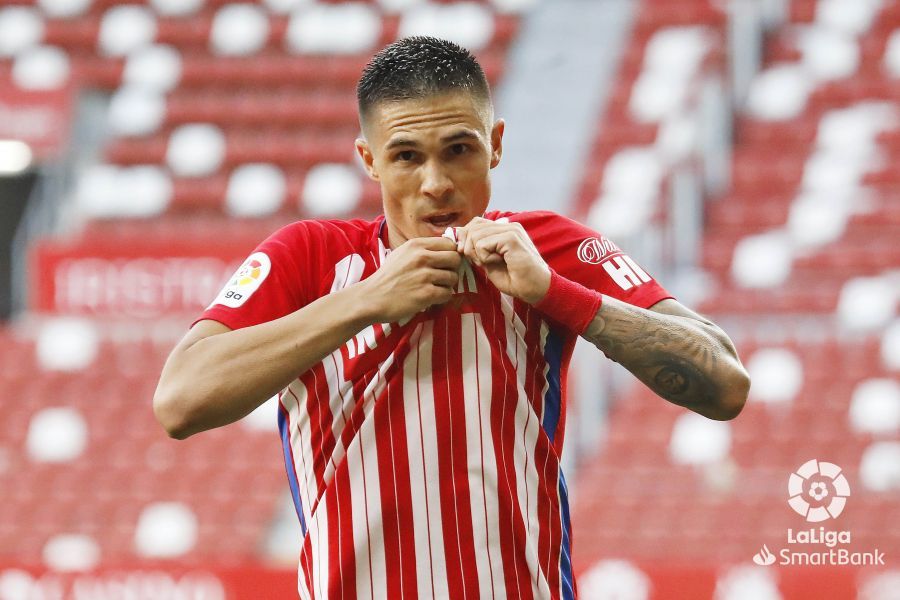 Djuka: «El Sporting es lo primero, los 2 goles no valen para nada»