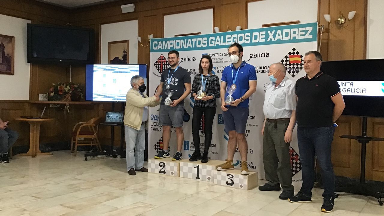 Inés Prado logra el título gallego de ajedrez rápido