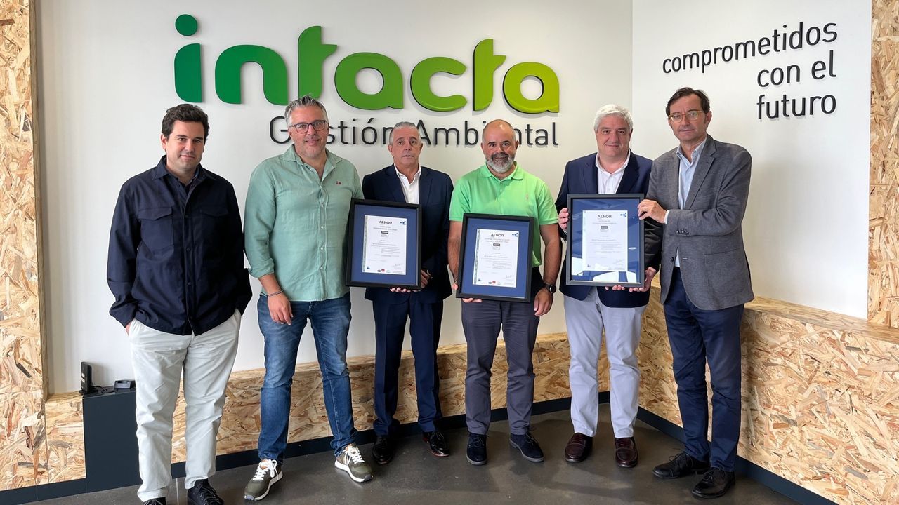 Intacta es reconocida por Aenor como referente de calidad en la gestión ...