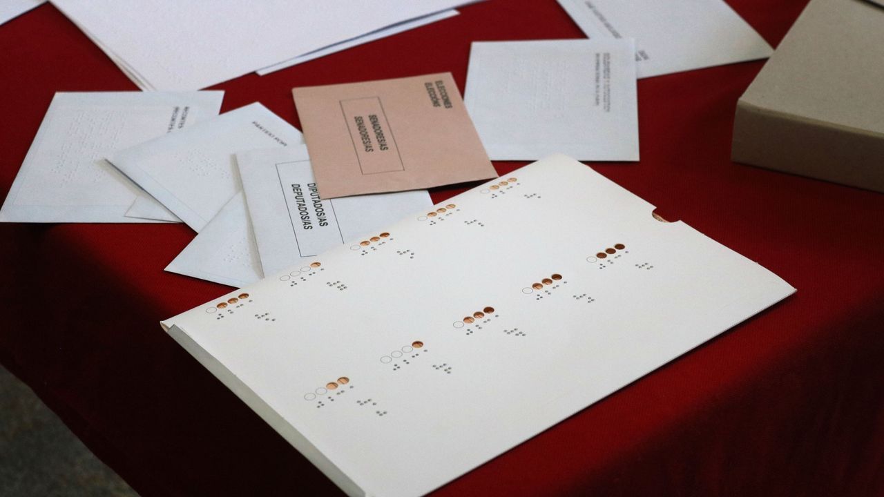 Así votaran las personas ciegas este 23J