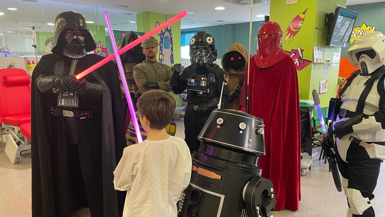 La fuerza de «Star Wars», con los niños del materno de A Coruña en el ...