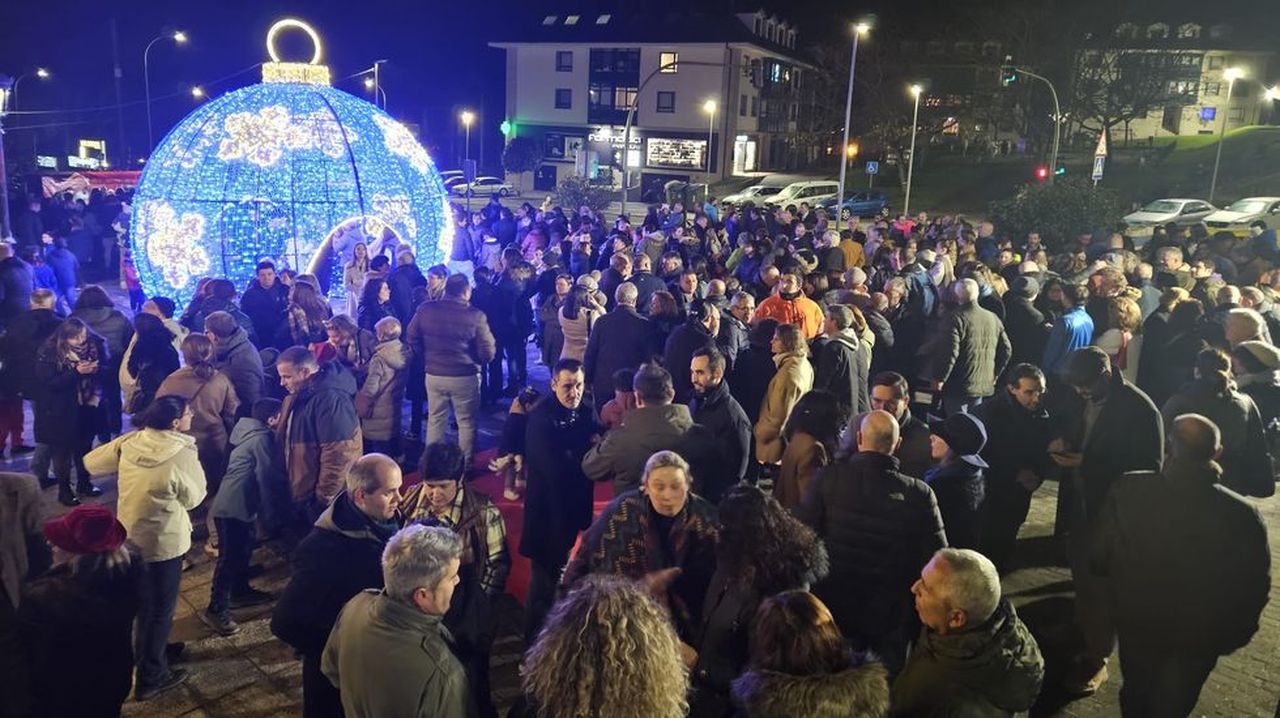 Teo complementó el encendido del alumbrado navideño con una concurrida ...