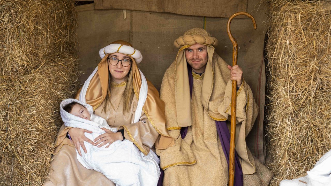 Gran afluencia en el belén viviente de Bribes