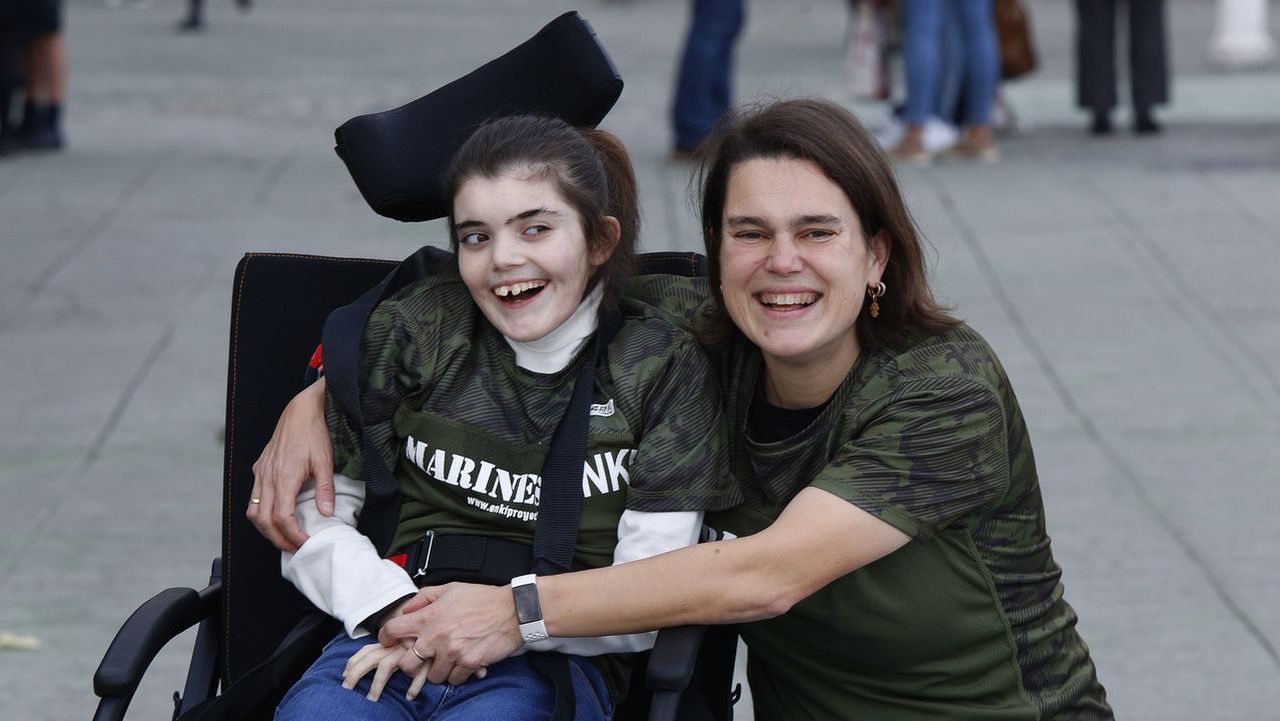 Rocío Alfonso Pita: «Mi hija Inés solo sonríe cuando corre»