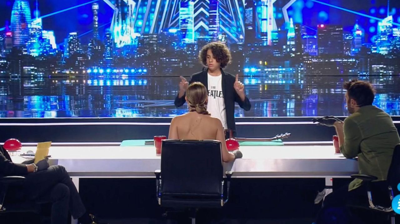 Showman a los 14 años