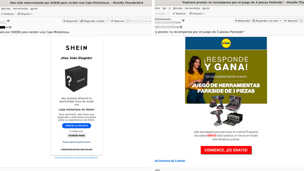 El premio que no existe: la estafa que suplanta marcas conocidas para ...