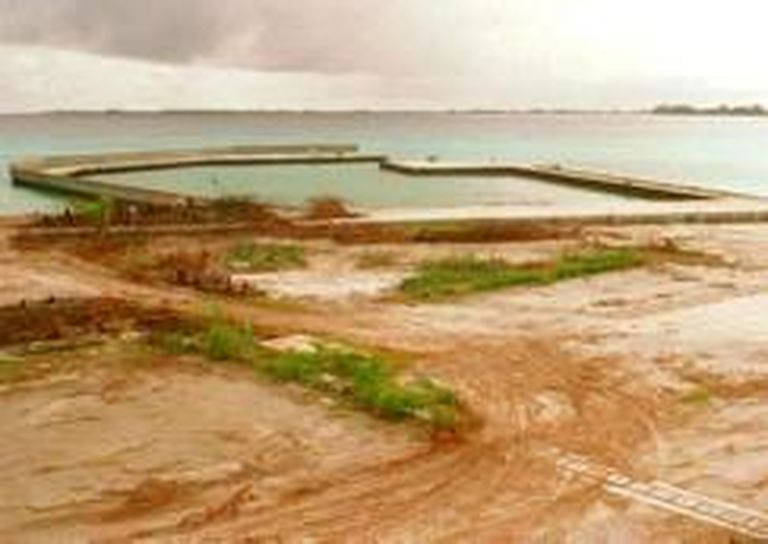 El atolón de Mururoa se derrumba como consecuencia de las pruebas nucleares