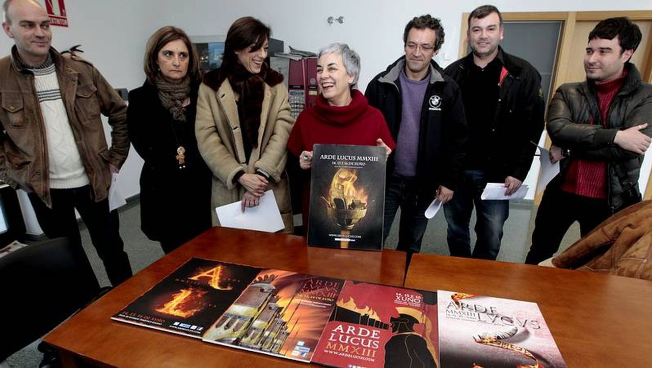 Rubén Alejandro Lucas García gaña o concurso do cartel do Arde Lucus