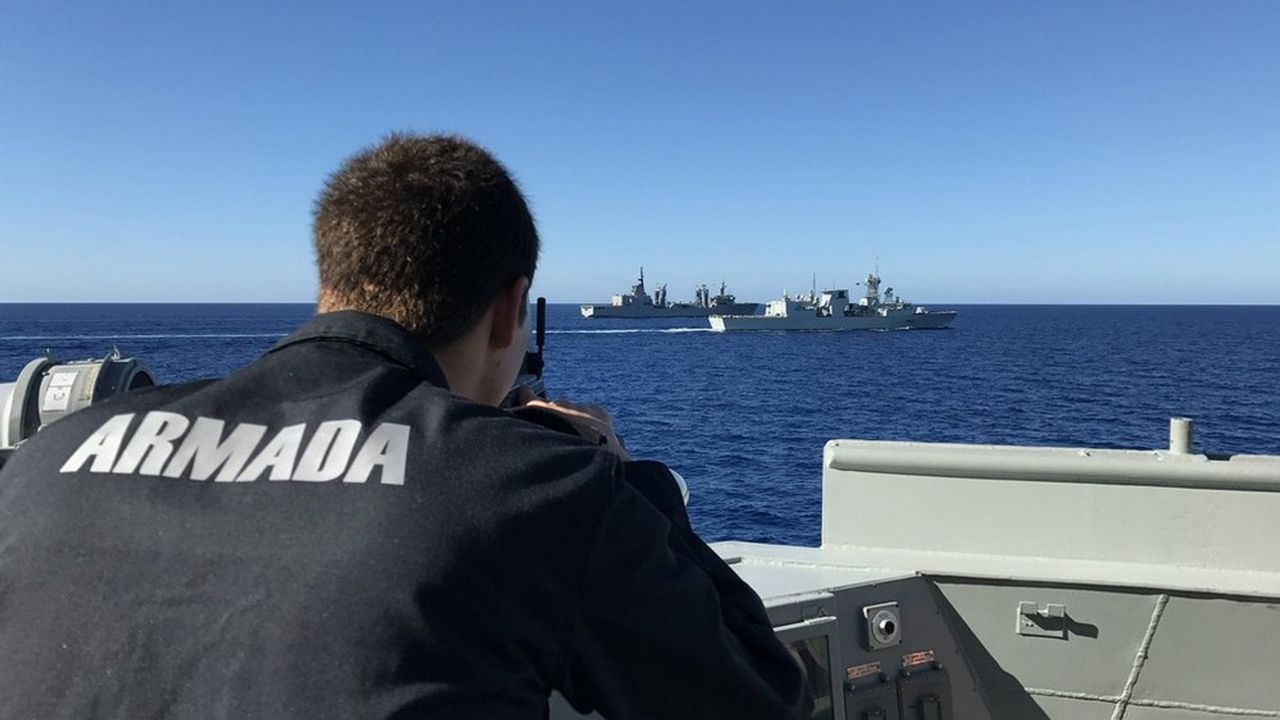 Relevo de mando de la fragata «Blas de Lezo»