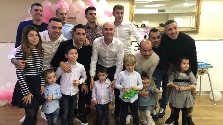 Iago Aspas y Jennifer Rueda celebran el bautizo de su segunda hija