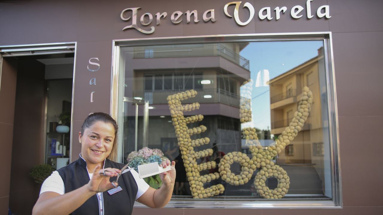 Lorena Varela arrasa con su escaparate a base de patatas