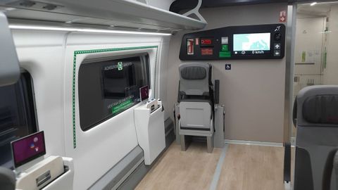 El interior de los trenes Avril