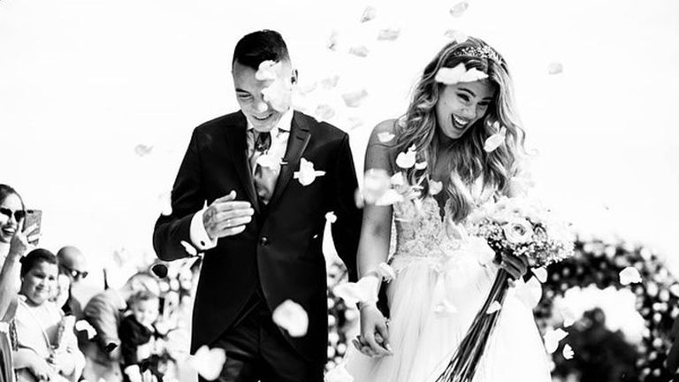 Iago Aspas y Jennifer Rueda ya son marido y mujer