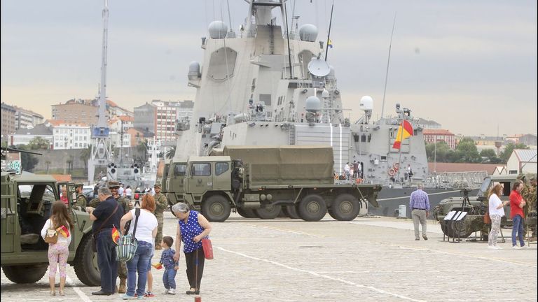Jornada de puertas abiertas en el Arsenal Militar de Ferrol