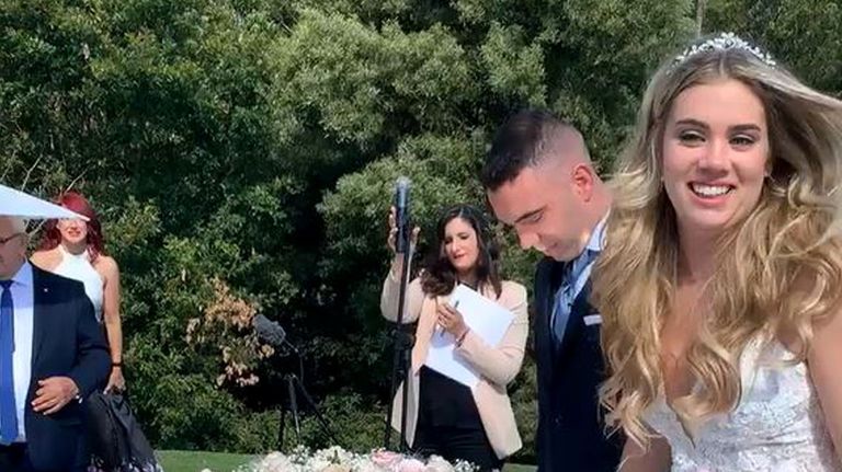 Iago Aspas y Jennifer Rueda ya son marido y mujer