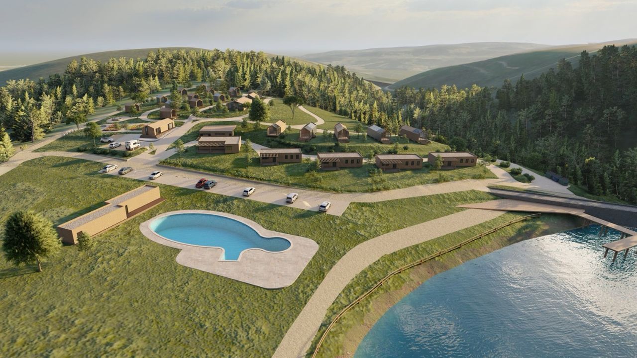 Un «resort» en el embalse de Beche con 150 plazas en cabañas y un «spa»