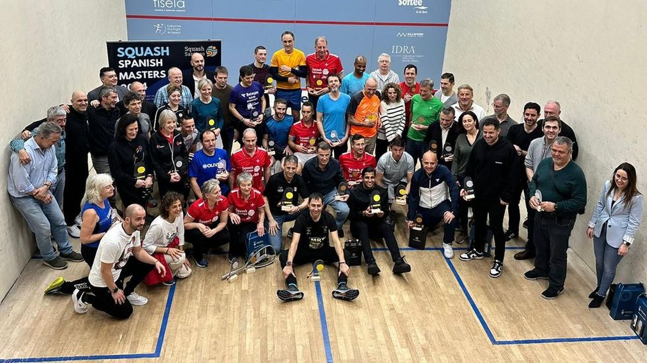 Victoria en casa de Jesús Souto en el Spanish Masters de squash ...