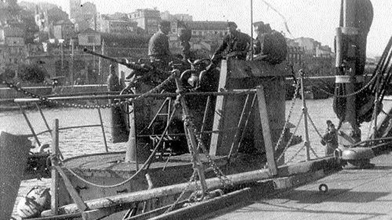 Exposición sobre la guerra submarina