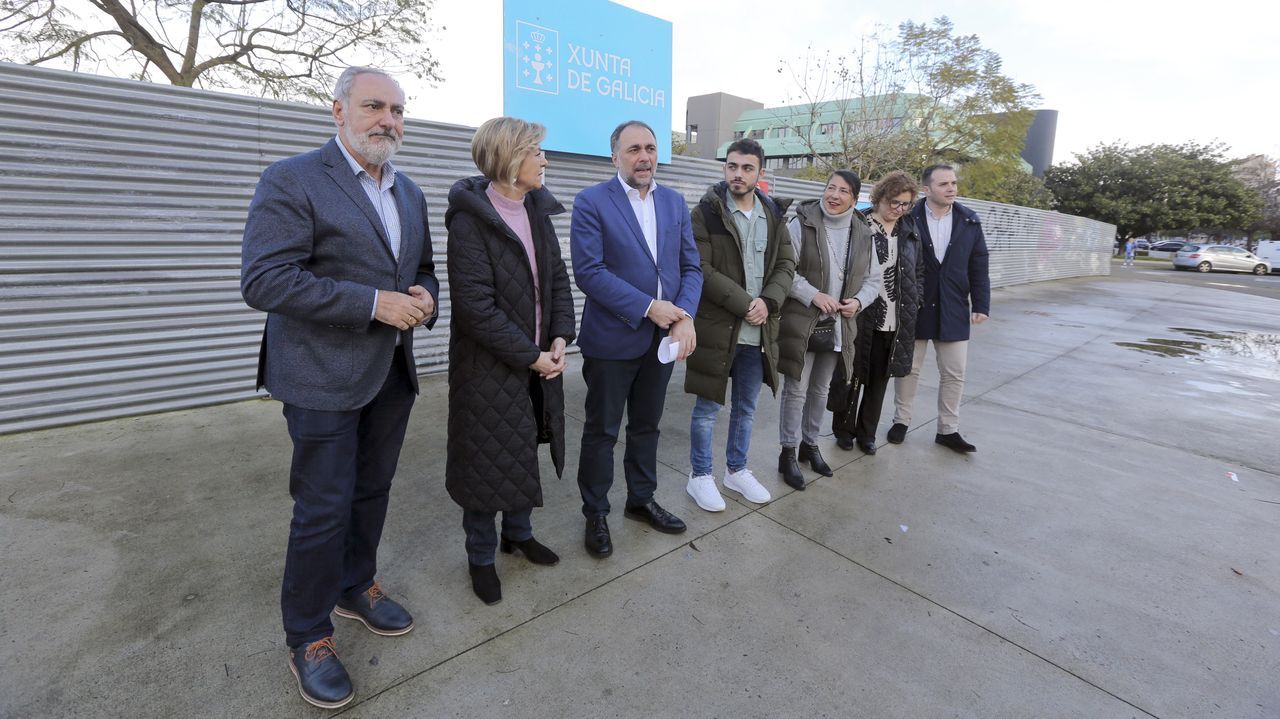 El PP presume del futuro centro de salud de Vilagarcía