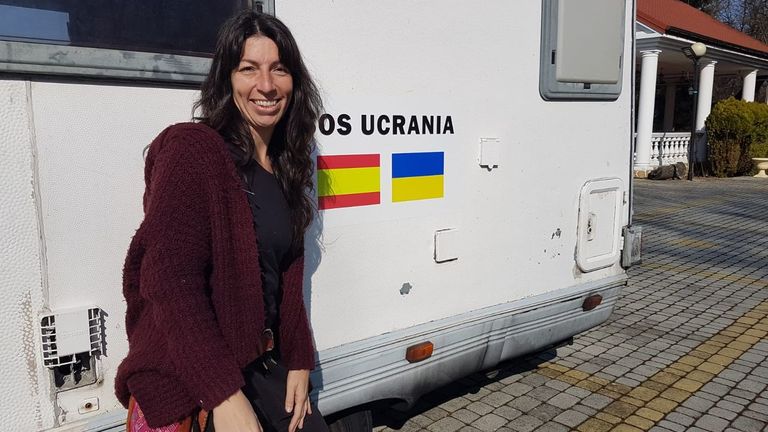 Bárbara Rodríguez, voluntaria en Ucrania: «No localizábamos a esta ...