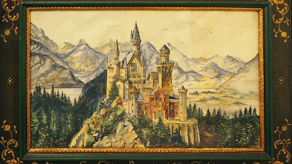 Subastan acuarelas y dibujos de Adolf Hitler