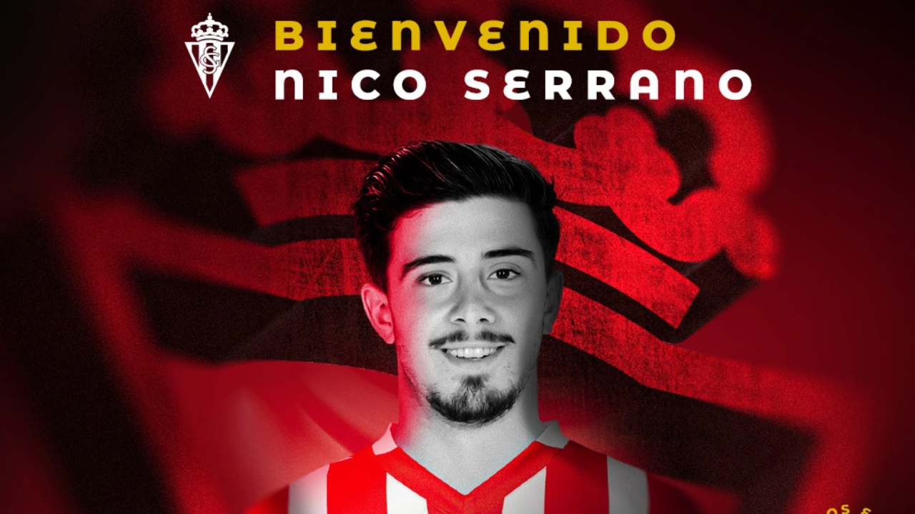 Oficial: El Sporting anuncia el fichaje de Nico Serrano, la joven promesa llega cedida por el ...