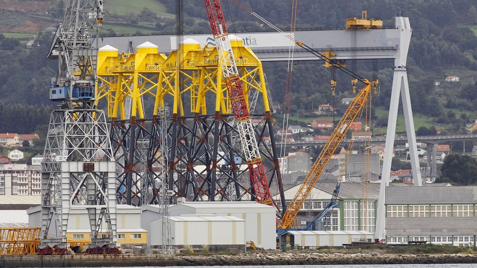 Siemens contrata cuatro nuevas jackets a Navantia y Windar