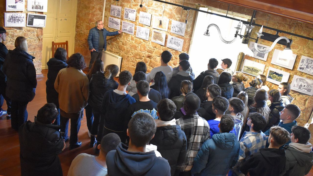 El Fernando Esquío visita «A fuxida do bou Ramón»