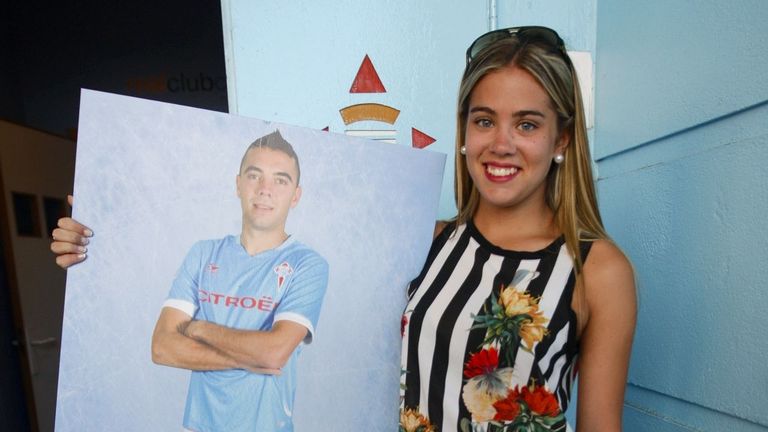 Iago Aspas y su pareja anuncian su compromiso