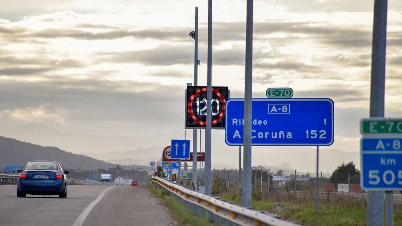 Así está el mapa de los radares de Tráfico en A Mariña y zonas limítrofes