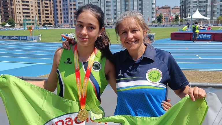 Celia Castro se proclama campeona de España en la prueba de 600 lisos sub-16