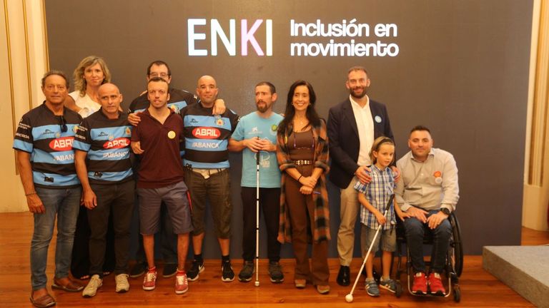 La carrera de Enki que se celebra en A Coruña, en vídeo