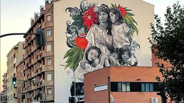 El mural de Lula Goce que opta a ser el mejor del mundo