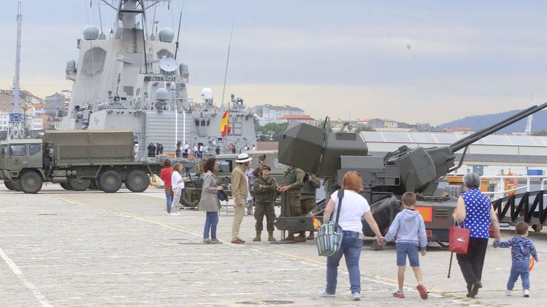Jornada de puertas abiertas en el Arsenal Militar de Ferrol