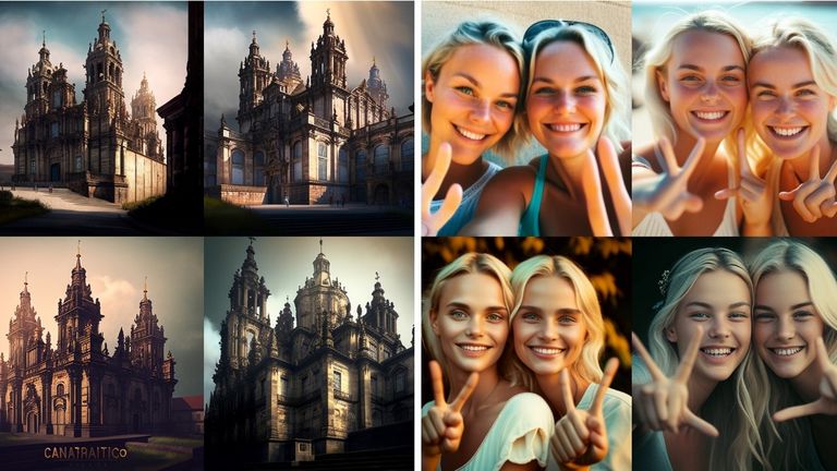 No son fotografías, son imágenes creadas con inteligencia artificial