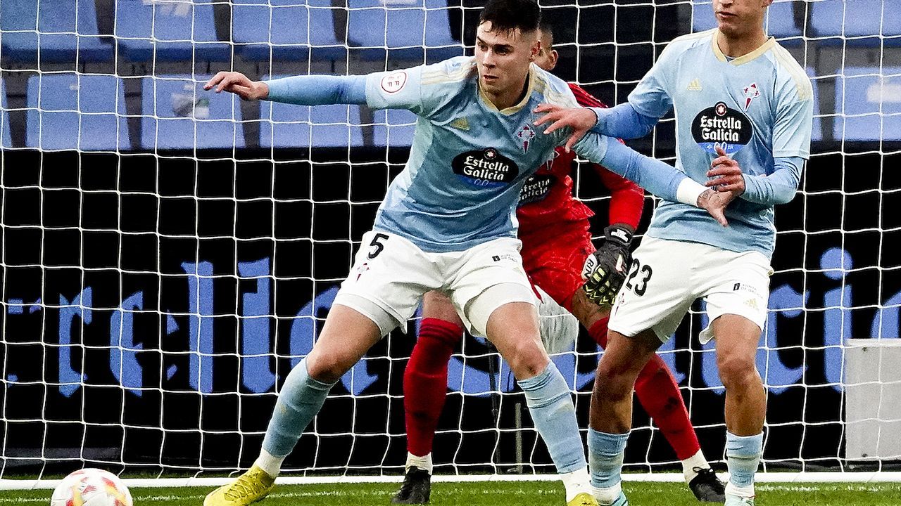 Sergio Barcia, el jugador con más minutos del Celta B en la primera vuelta