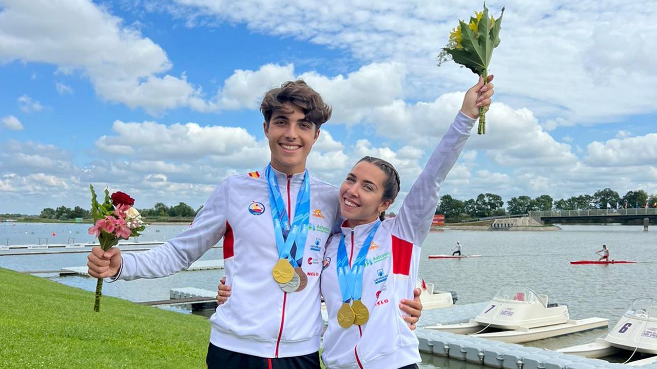 Antía Jácome reina en el Mundial Sub 23: oro en C1 200 y C2 500 Mixto