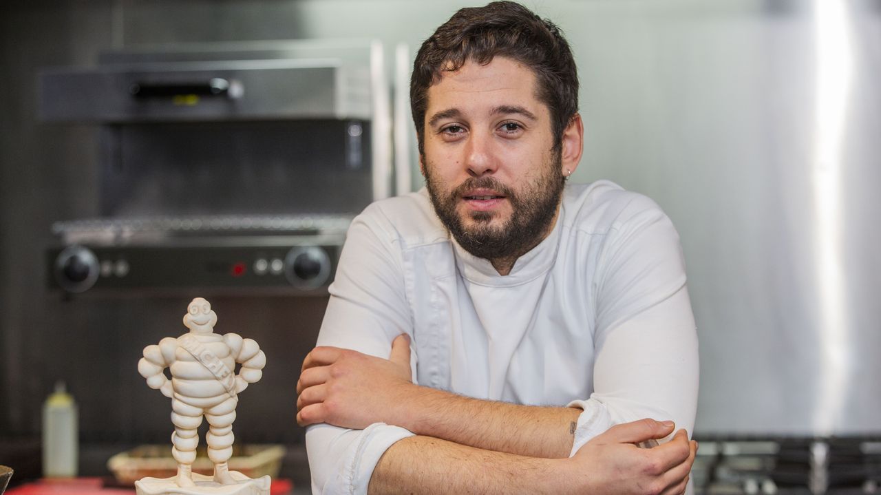 El menú navideño de Brais Pichel, el último gallego con estrella Michelin