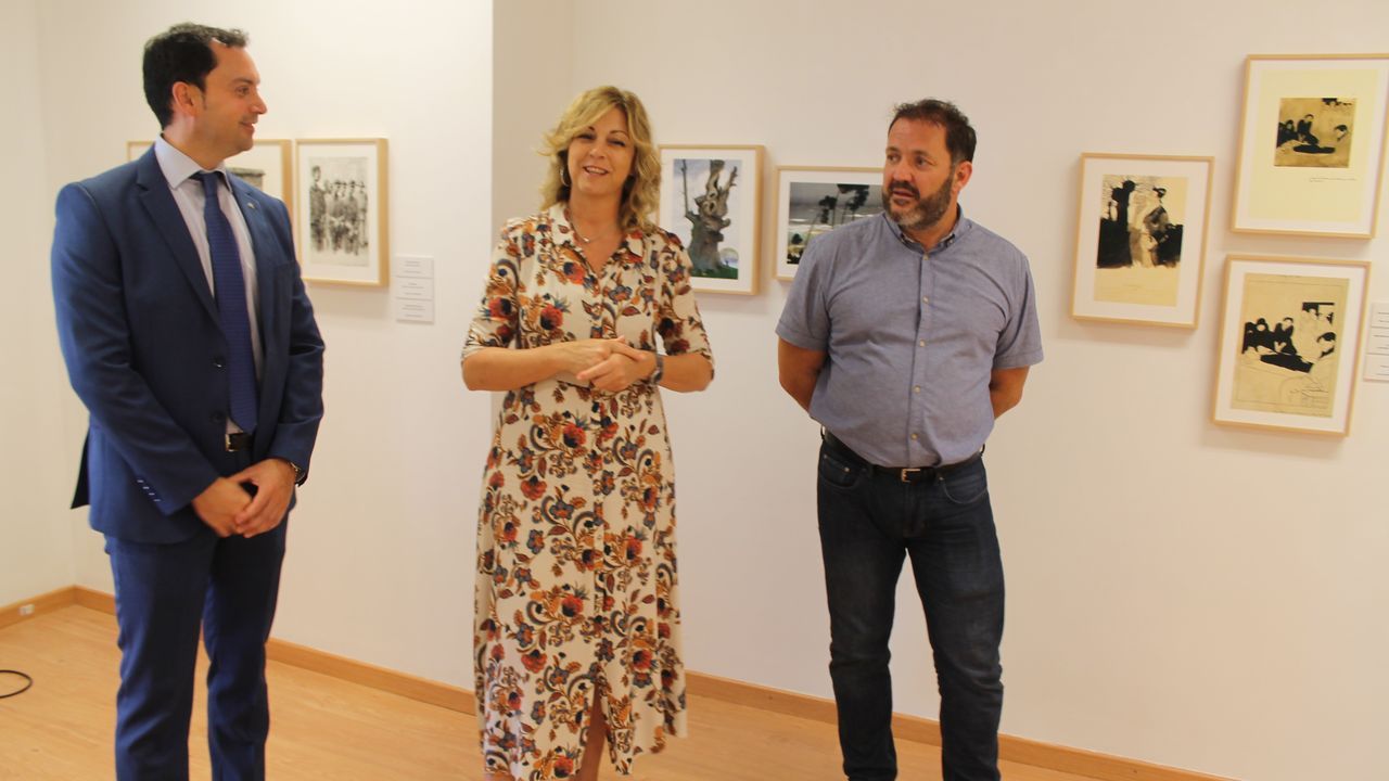 Inaugurada la muestra «Castelao grafista (facsímile)» en Ponteceso