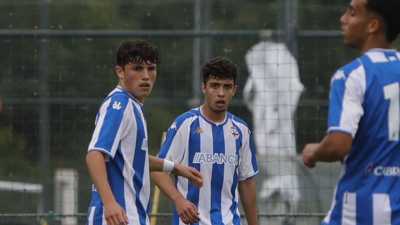 Kevin Sánchez, el juvenil del Deportivo que marcó cuatro goles en solo ...