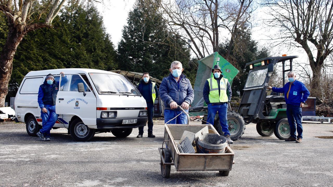 40 años conservando la ciudad con una carretilla, un chimpín y una Vanette
