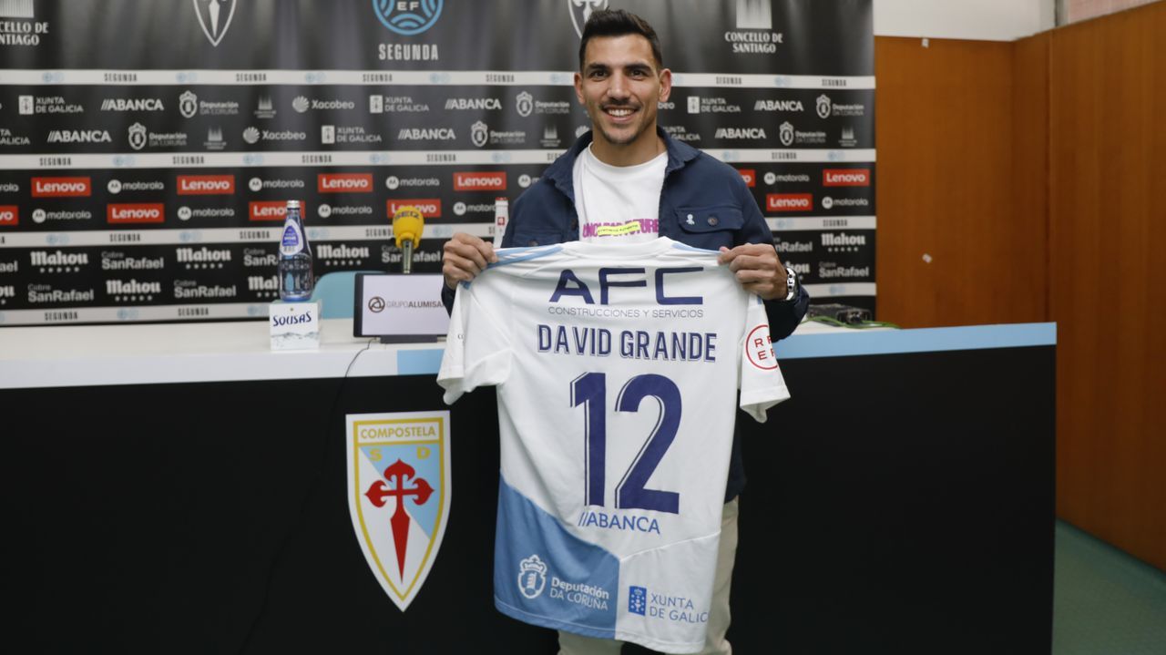 David Grande, el multiusos para el mascarón de proa del Compostela